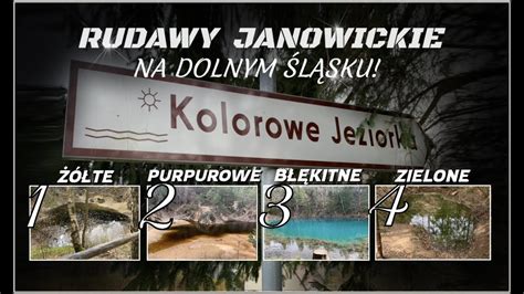 Kolorowe Jeziorka w Rudawach Janowickich Piękne miejsce na Dolnym