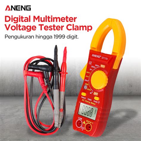 ANENG Digital Multimeter Voltage Tester Clamp ST170 Yellow