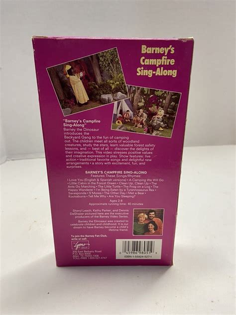 Barneys Campfire Sing Along Vhs Grelly Usa