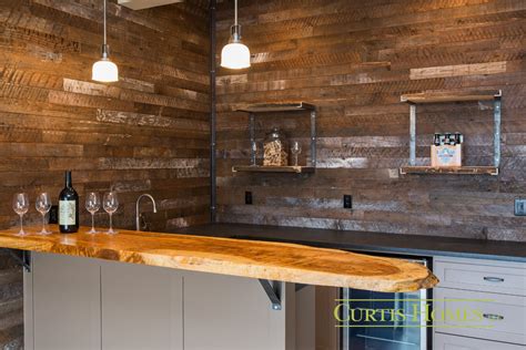 The Barn Wood Wet Bar Industrial Home Bar Portland By Curtis