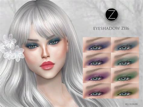ZENX S EYESHADOW Z116 Eyeshadow Makeup Looks Sims