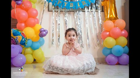 CAKE SMASH MANASVI 1ST BIRTHDAY SANTOSH STUDIO NEW DELHI FOR