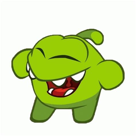 Laughing Om Nom Sticker Laughing Om Nom Om Nom And Cut The Rope