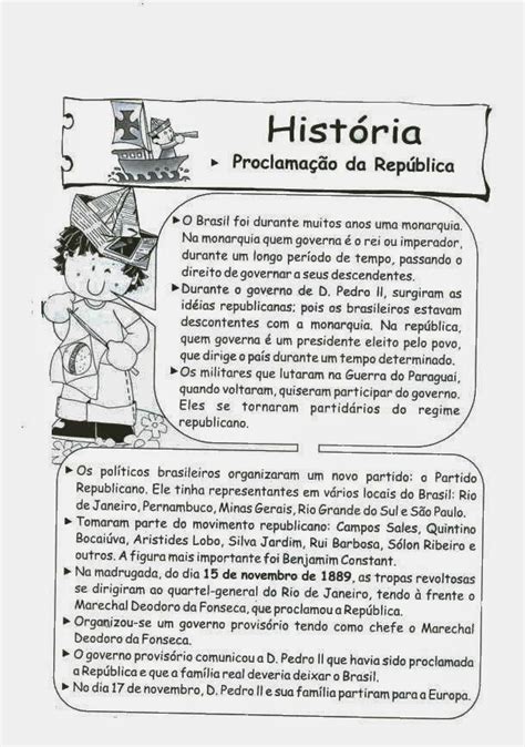 Desenhos E Atividades Para Colorir E Imprimir Pintar Da Proclama O Da