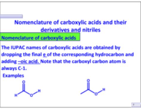 SOLUTION Carboxylic Acids Carboxylic Acid Derivatives And Nitriles