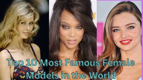 Top 10 Most Famous Female Models In The World By Stream About More