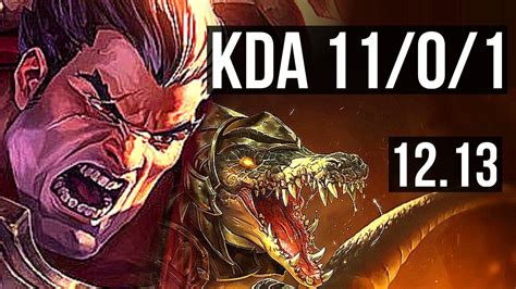Darius Vs Renekton Top Legendary M Mastery Games