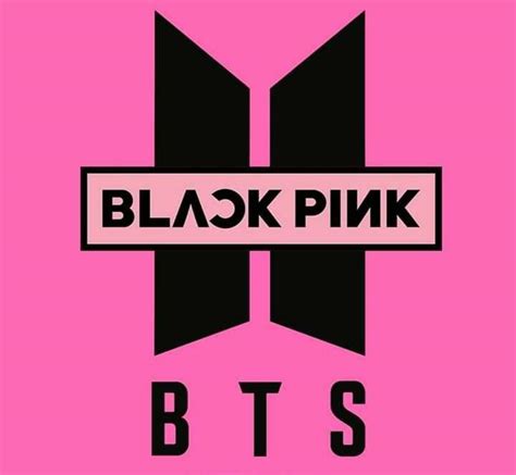Bts And Blackpink Logo Wallpaper