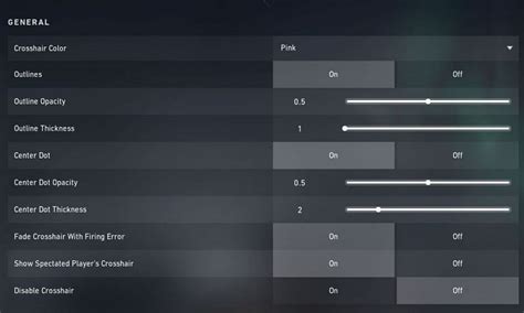 Best Crosshair Settings In Valorant