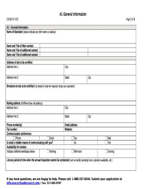 A1 General Ination Doc Template PdfFiller