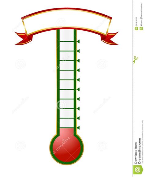 Printable Goal Tracker Thermometer Calendar Printables