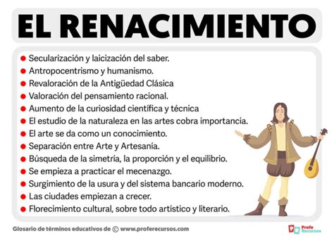 Caracter Sticas Del Renacimiento
