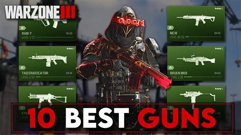 10 META GUNS WARZONE 3 5 BEST LOADOUTS WZ3 YouTube