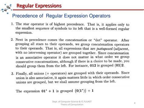 ppt theory of computation regular expressions and context free languages powerpoint presentation