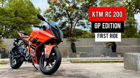 Ktm Rc Gp Edition First Ride Review Better Than R V Gixxer