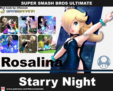 Rosalina Starry Night Super Smash Bros Ultimate Mods