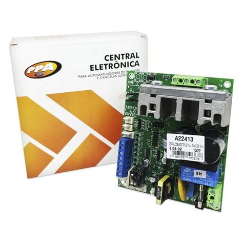 Central Comando Triflex FullRange Portão Jet Flex Ppa A22413 Placa