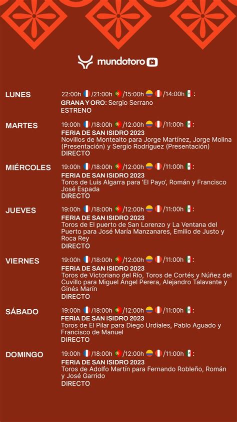 Mundotoro Tv On Twitter Lo Que No Te Puedes Perder Esta Semana