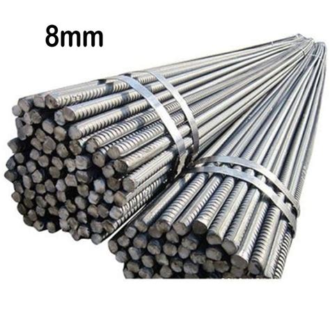 8mm Mild Steel TMT Bar For Construction Grade Fe 500D At Rs 58 Kg In