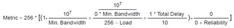 Eigrp Metric Calculation And Formulas Study Ccnp