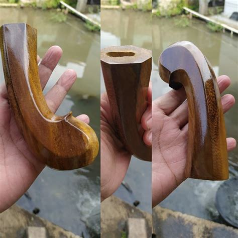 Jual Gagang Golok Kayu Johar Slut Baja Shopee Indonesia