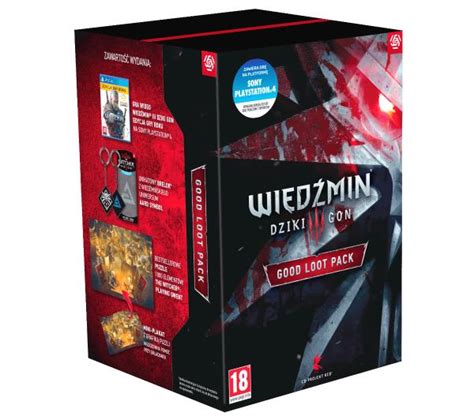 Wiedźmin 3 Dziki Gon Good Loot Pack Gra na PS4 Kompatybilna z PS5