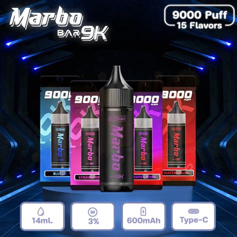 Disposable Pod MARBO BAR 9K 9000 Puffs แท Nic 3 14ml 600mAh