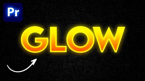 How To Make Glowing Text Effect In Premiere Pro Youtube