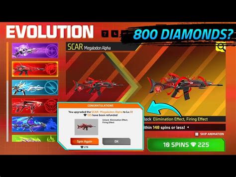 How To Upgrade The Free Fire Evo Gun Skins