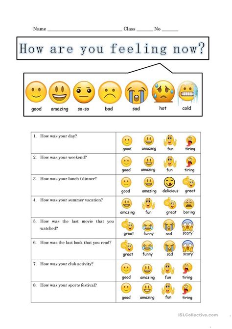 Identifying Feelings Activities