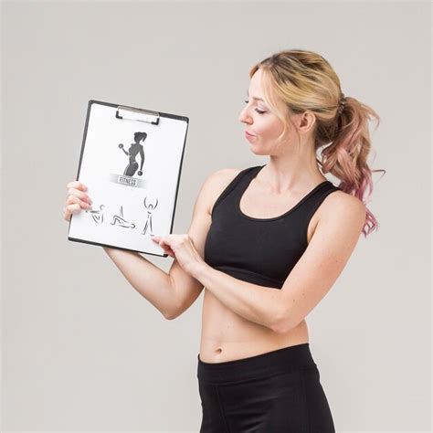 P Gina Psd De Gym Fitness Woman Plantillas Psd Gratuitas De