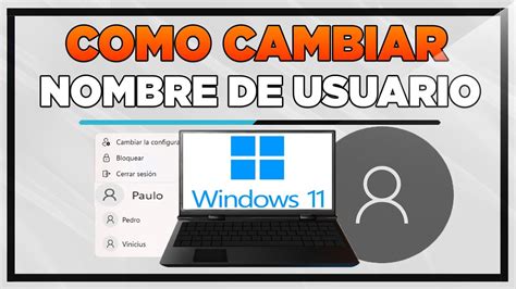 Cambiar Nombre Usuario Windows 11