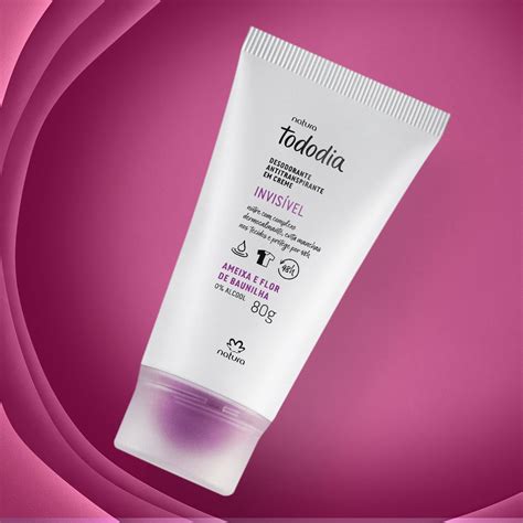 Desodorante Antitranspirante Em Creme Tododia Ameixa E Flor De Baunilha