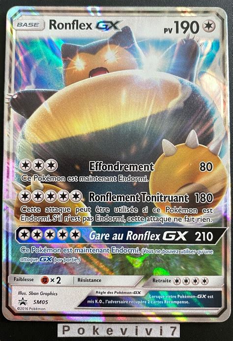 Pr Sentation Imagen Carte Pokemon Ronflex Fr Thptnganamst Edu Vn