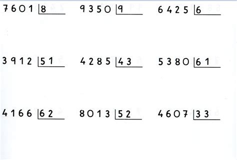 4º Primaria Matemáticas DIVISIONES POR DOS CIFRAS
