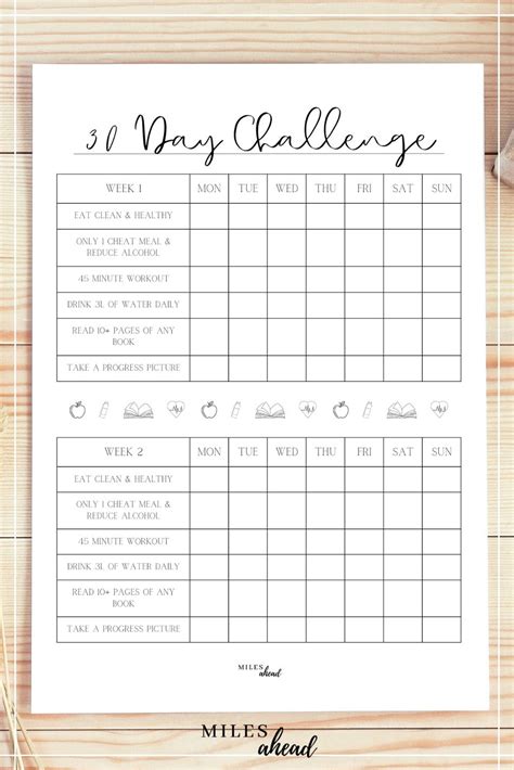 Day Challenge Minute Workout Workout Drinks Daily Reading