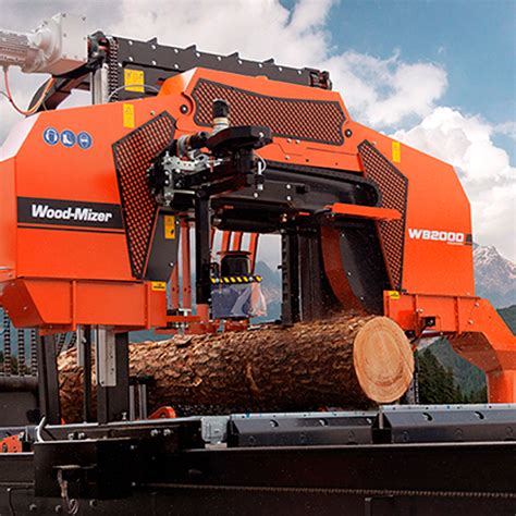 Venta de Aserradero Industrial TITAN Wood Mizer WB2000 en México