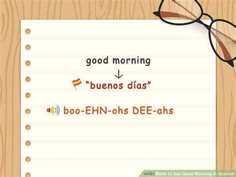 4 Ways To Say Good Morning In Spanish WikiHow
