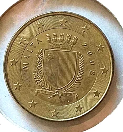MONEDA 50 CENTIMOS DE EURO MALTA 2008 EBay