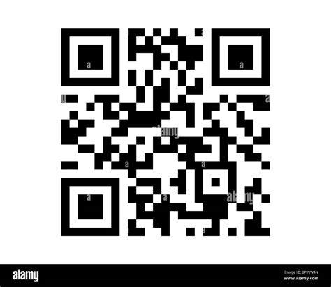 Qr Code Sample D Code Pattern On Isolated Background Vector