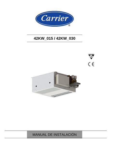 PDF 42KW Manual De Instalaci N Carrier Es 2 11 1 GENERALIDADES