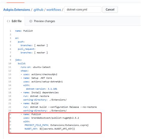 build publish and deploy nuget package using github actions dzone