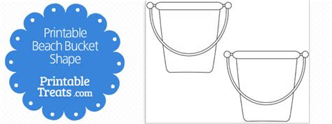 Printable Sand Bucket Template