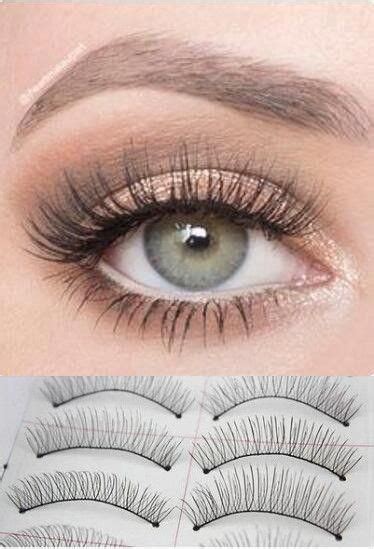 Pairs Natural Handmade Thick Long False Eyelashes Soft Fake Eye