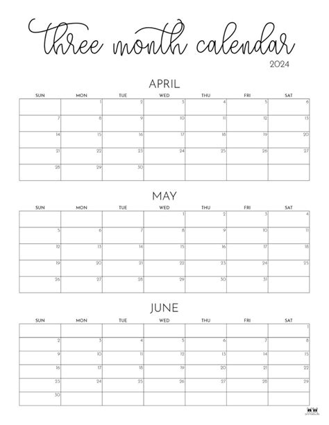 Printable 3 Month Ca Tommi Estelle