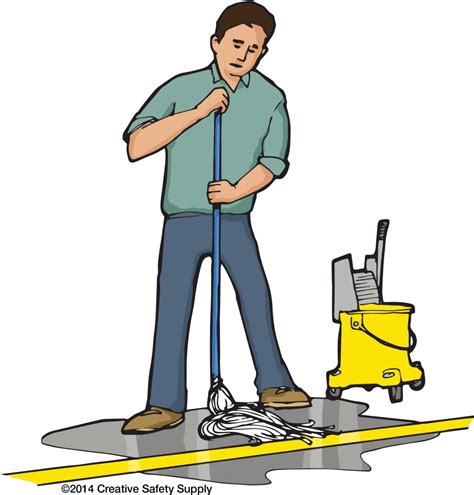Mopping Clip Art