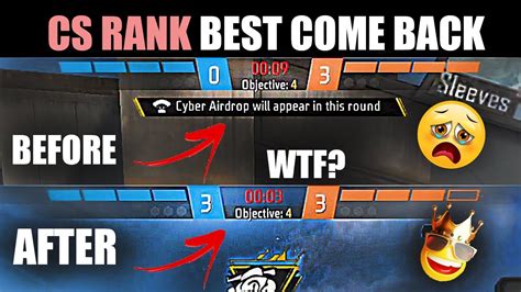 Cs Rank Comeback Tips And Tricks How To Comeback In Clash Squad From