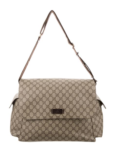 Gucci GG Supreme Diaper Bag Handbags GUC401013 The RealReal