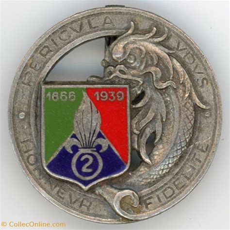 Insigne Légion Etrangère 2e régiment étranger de cavalerie