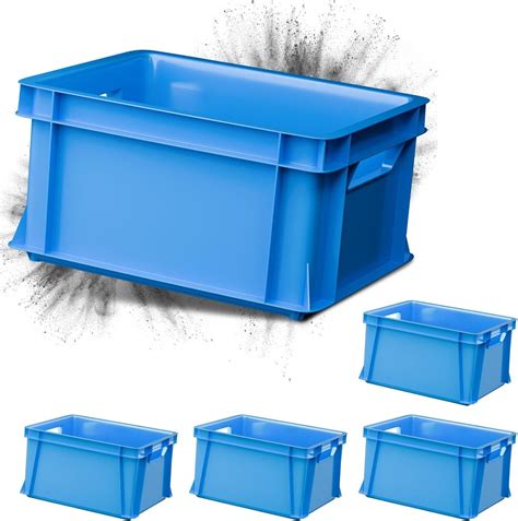 ARTECSIS Lot De 5x Mini Caisse Rangement Plastique 11L 35x24x18cm